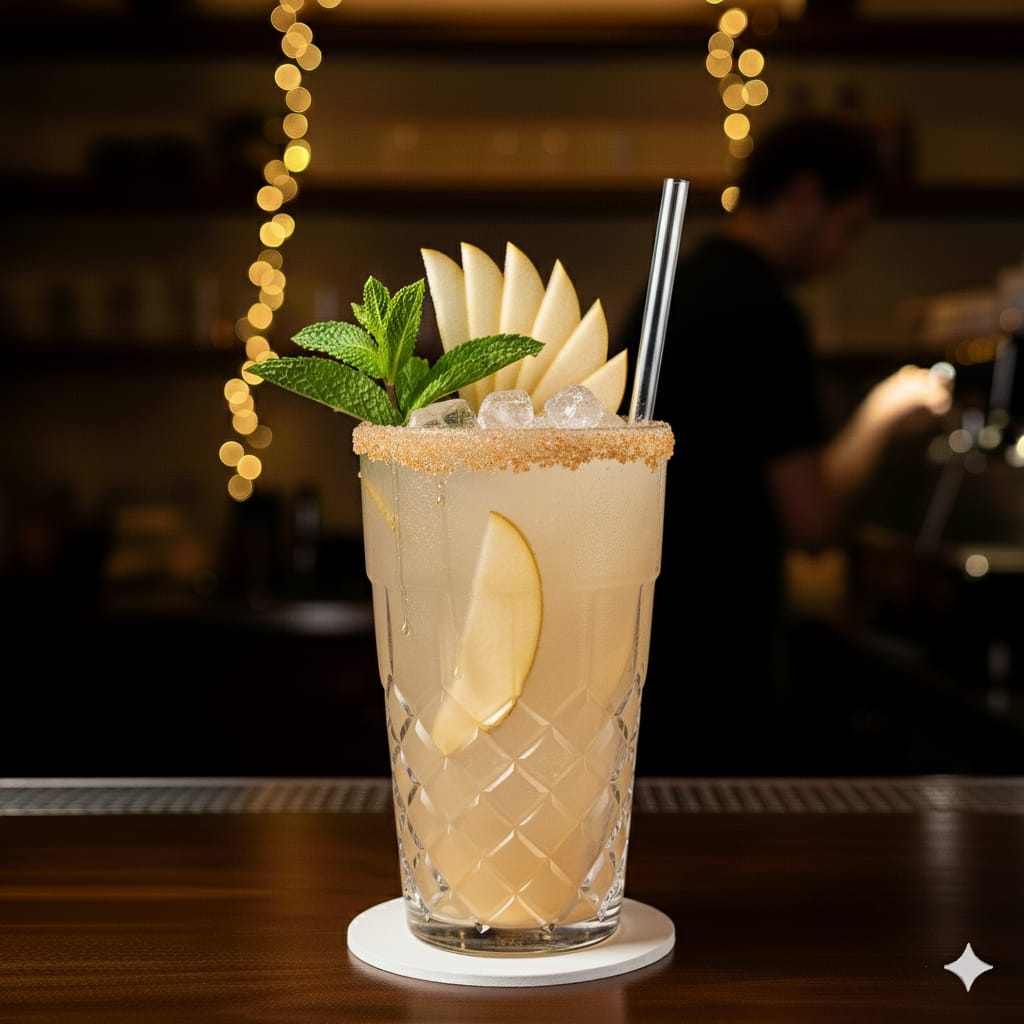 Pear Ginger Cooler - ManvsDrinks